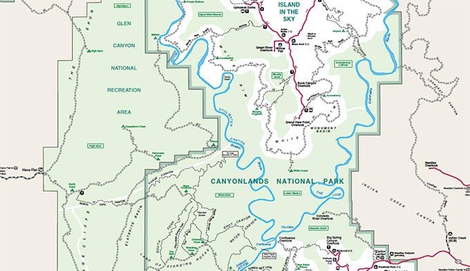 Official Canyonlands National Park Map PDF